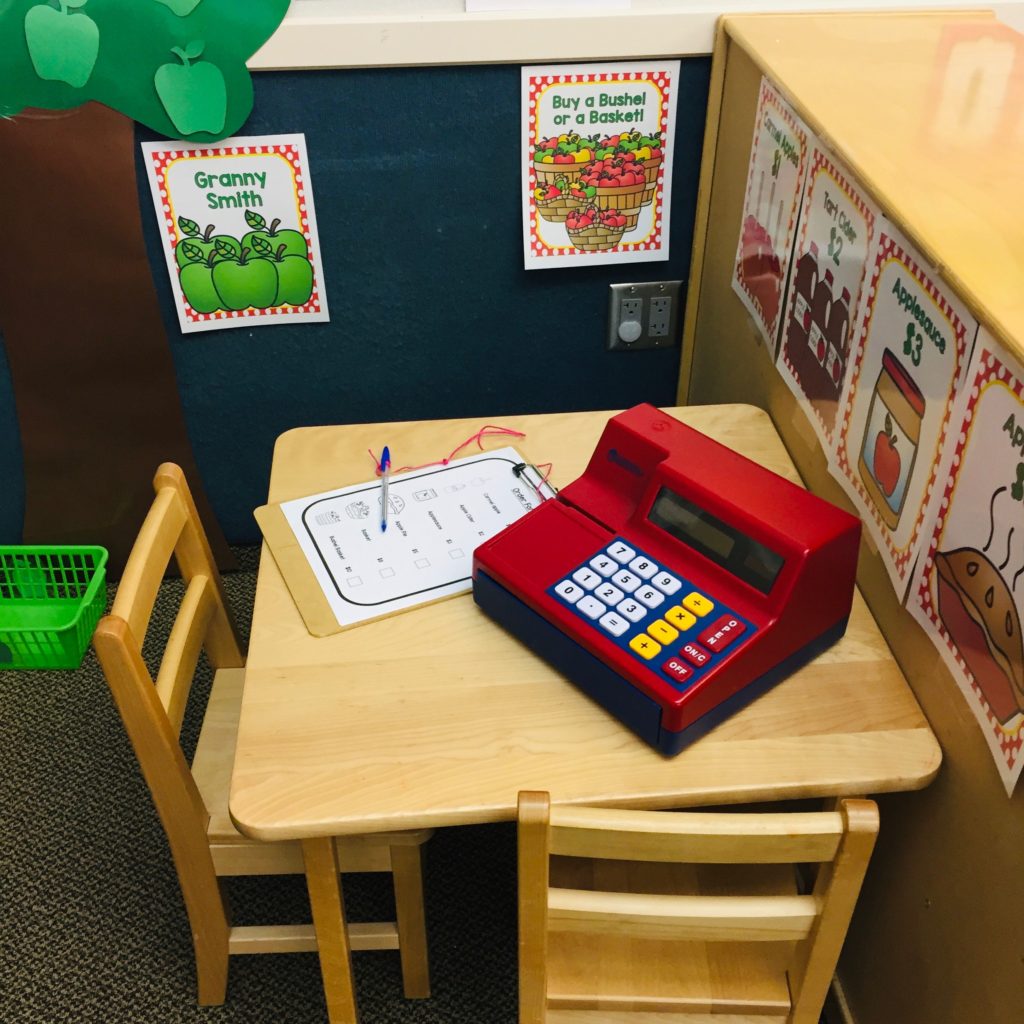 How to Create an Apple Orchard Dramatic Play Center - Teach Pre-K