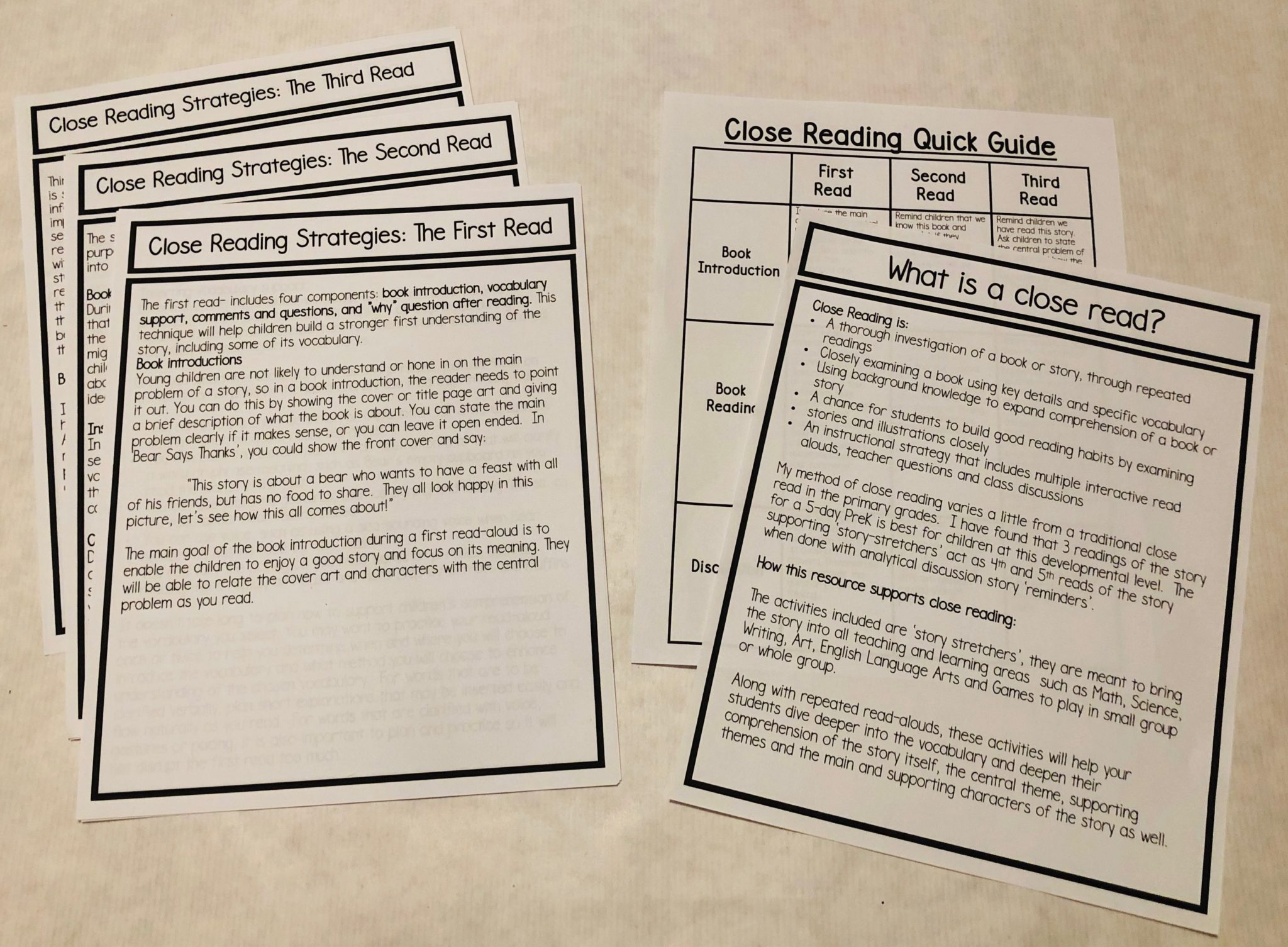 Bear Says Thanks Activities and Close Reading - Teach Pre-K