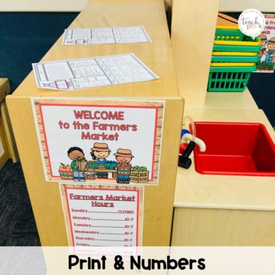 Farmers Market Dramatic Play for Learning & Fun! - Teach Pre-K
