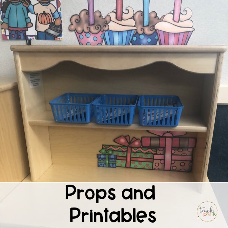 Birthday Party Dramatic Play Center - Teach Pre-K