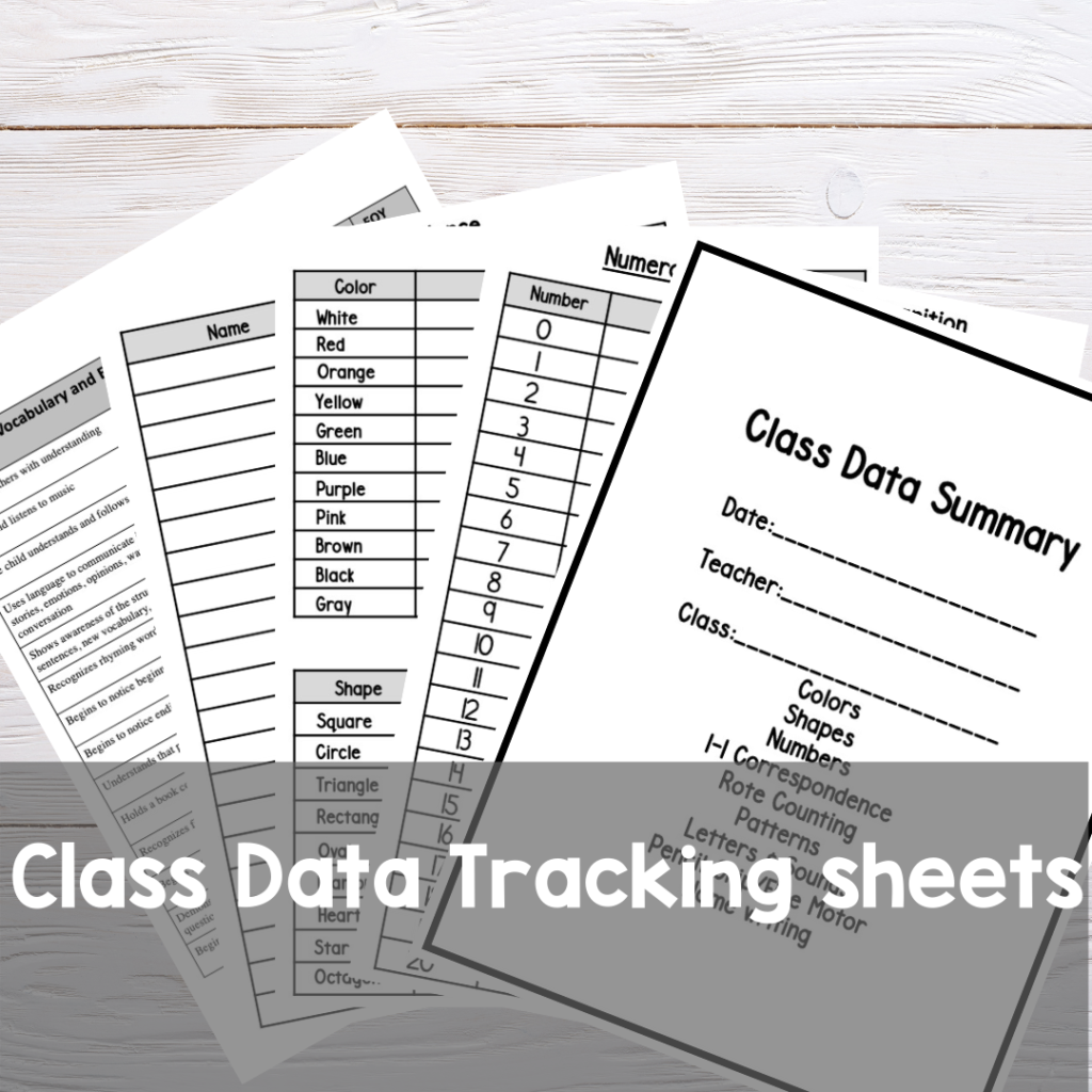 Preschool Assessments, Forms, & Handouts - Teach Pre-K