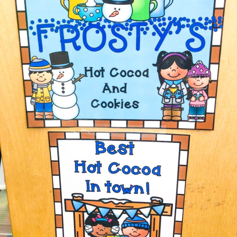 Dramatic Play Center Hot Cocoa Stand Teach Pre K