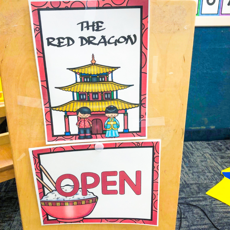 Dramatic Play Center: Chinese Restaurant - Teach Pre-K