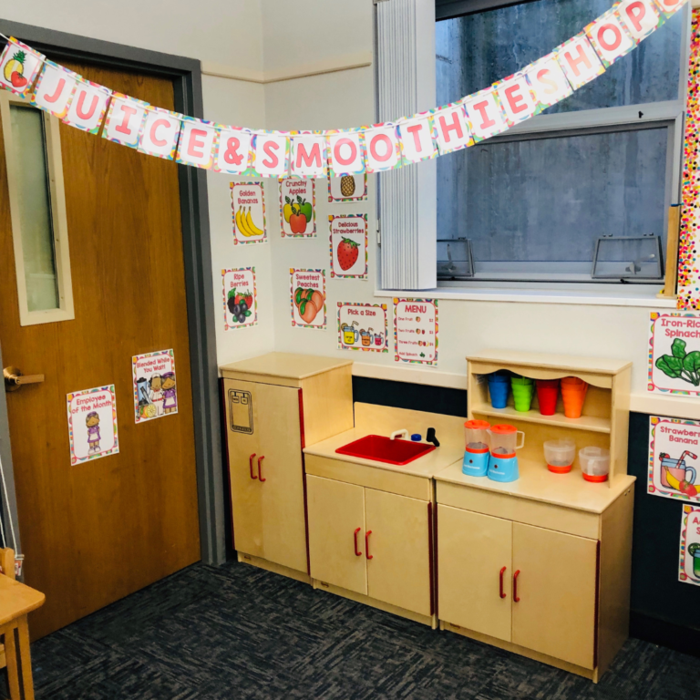 Dramatic Play Center: Smoothie Shop - Teach Pre-K