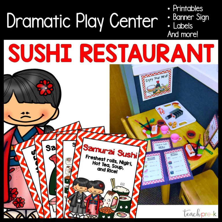 Dramatic Play Center: Sushi Restaurant - Teach Pre-K