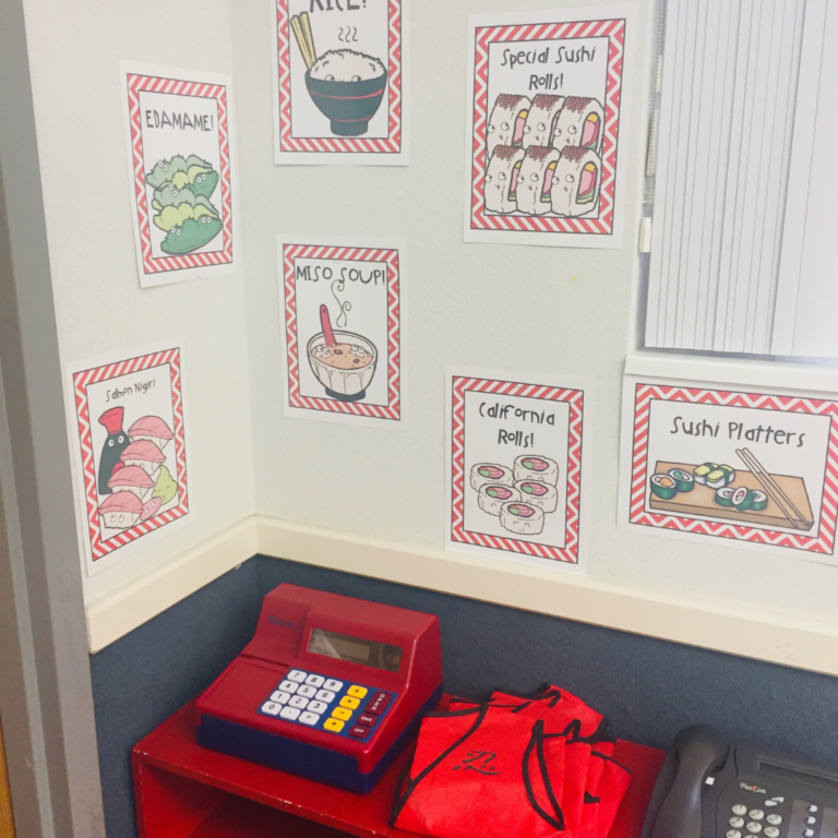 Dramatic Play Center: Sushi Restaurant - Teach Pre-K