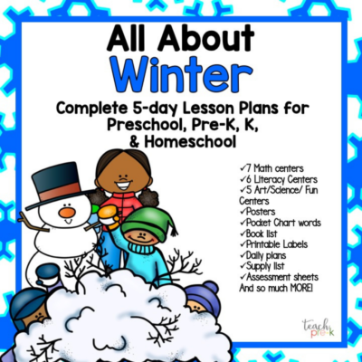 Winter Theme | Activities for Preschool - Teach Pre-K