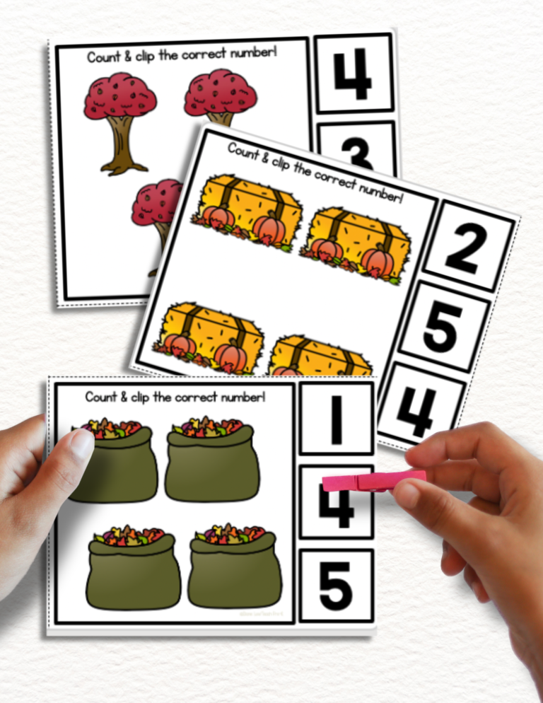 9 Effective & Fun Preschool Math Centers for Fall - Teach Pre-K